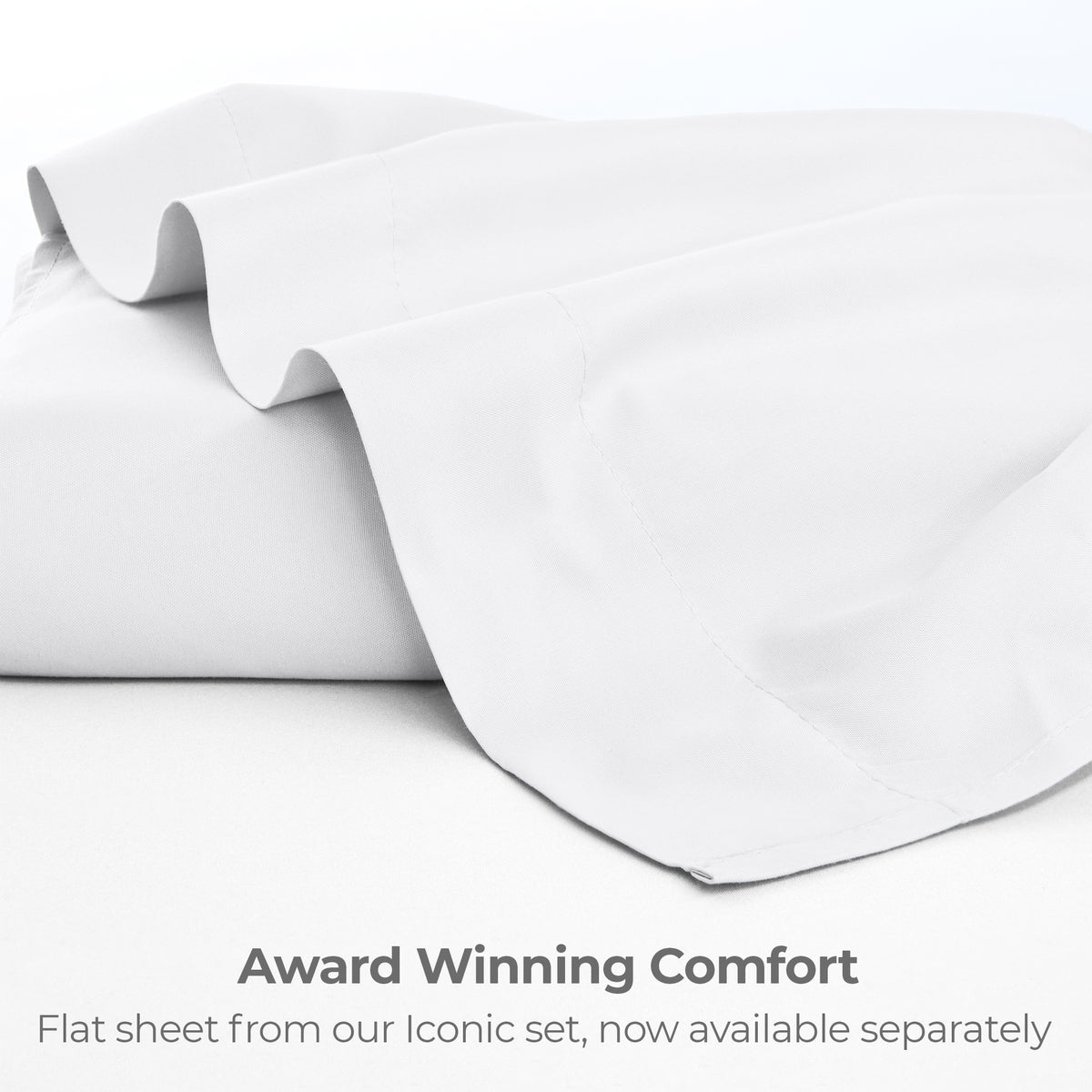 Iconic Microfiber Flat Sheet (Light Colors) – Mellanni