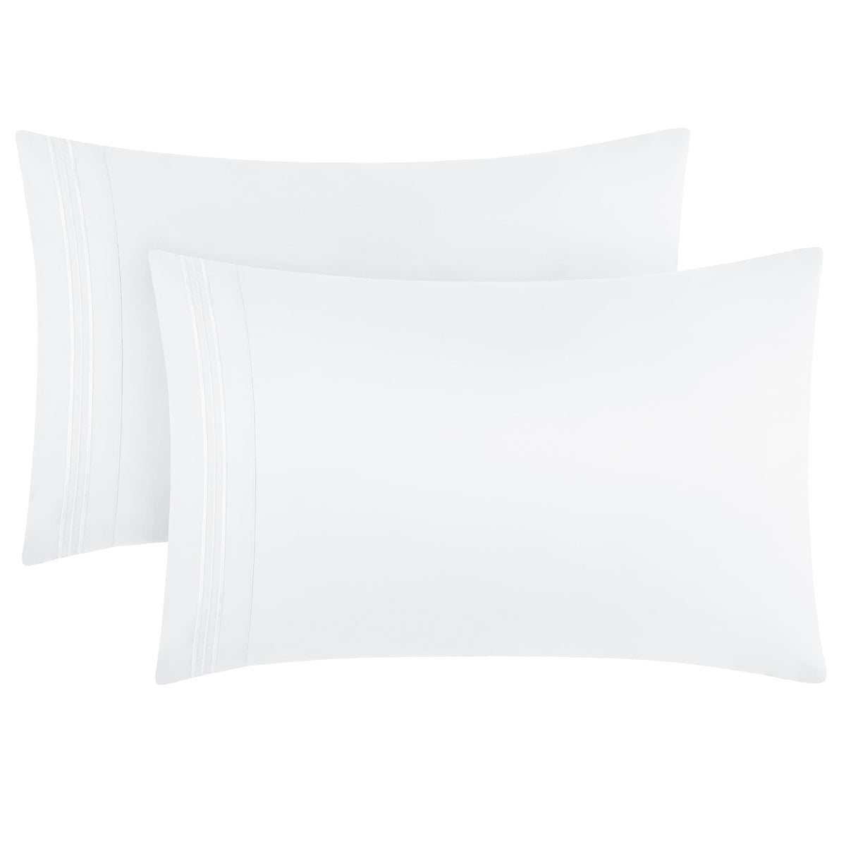 Iconic 2-Piece Microfiber Pillowcase Set (Light Colors) – Mellanni