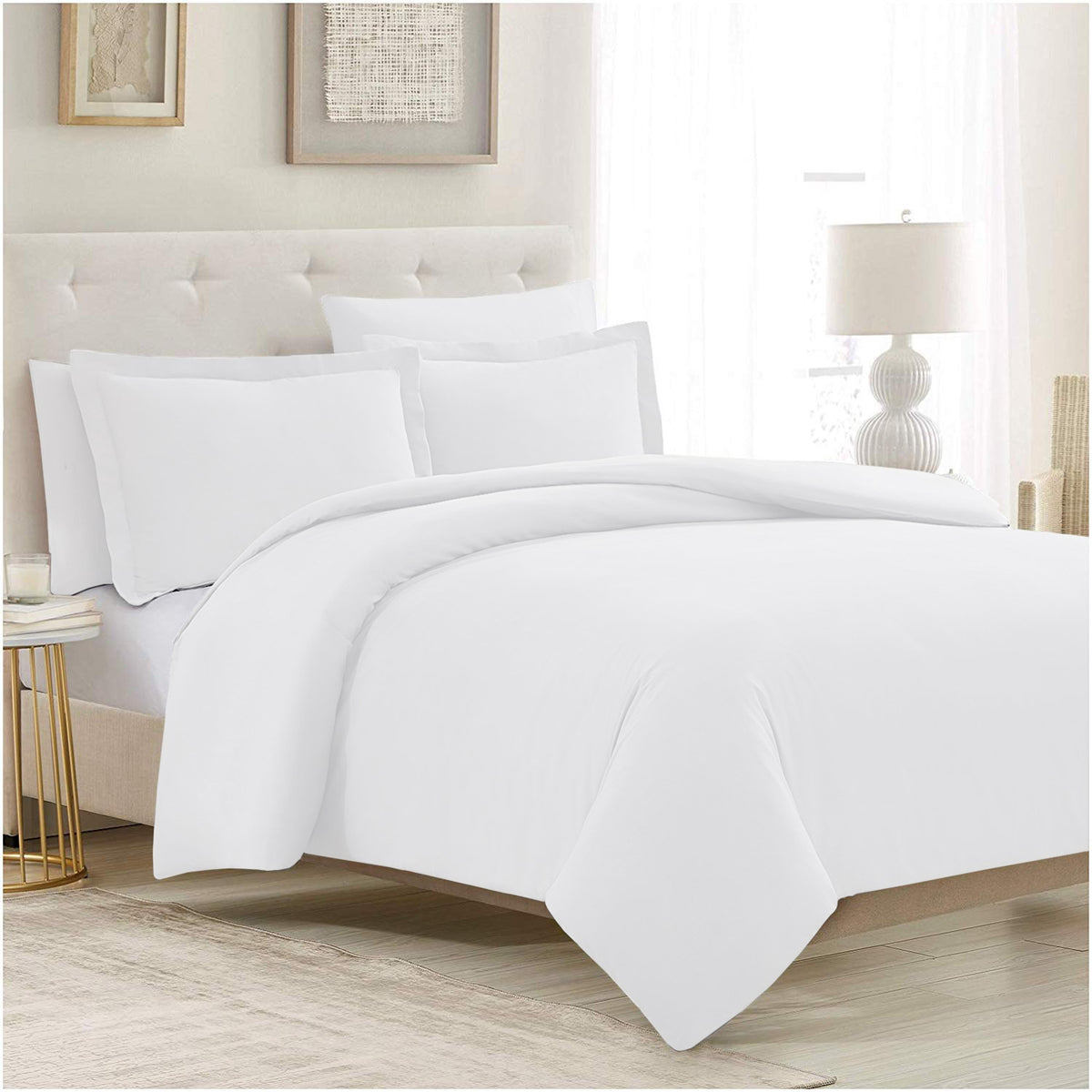Iconic Collection Microfiber Duvet Cover Set – Mellanni